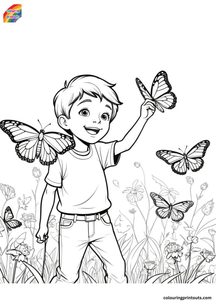 Monarch Butterfly Coloring Pages Printable