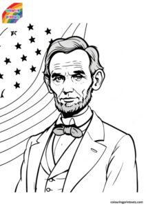 Abraham Lincoln Coloring Pages