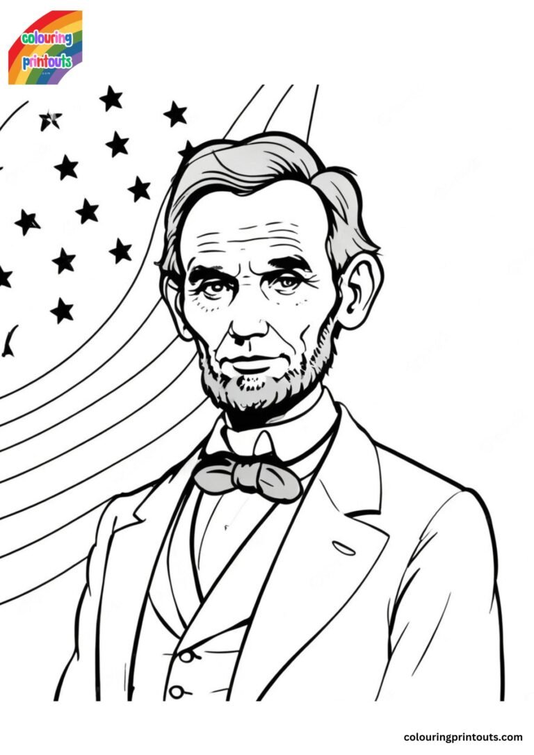 Abraham Lincoln Coloring Pages