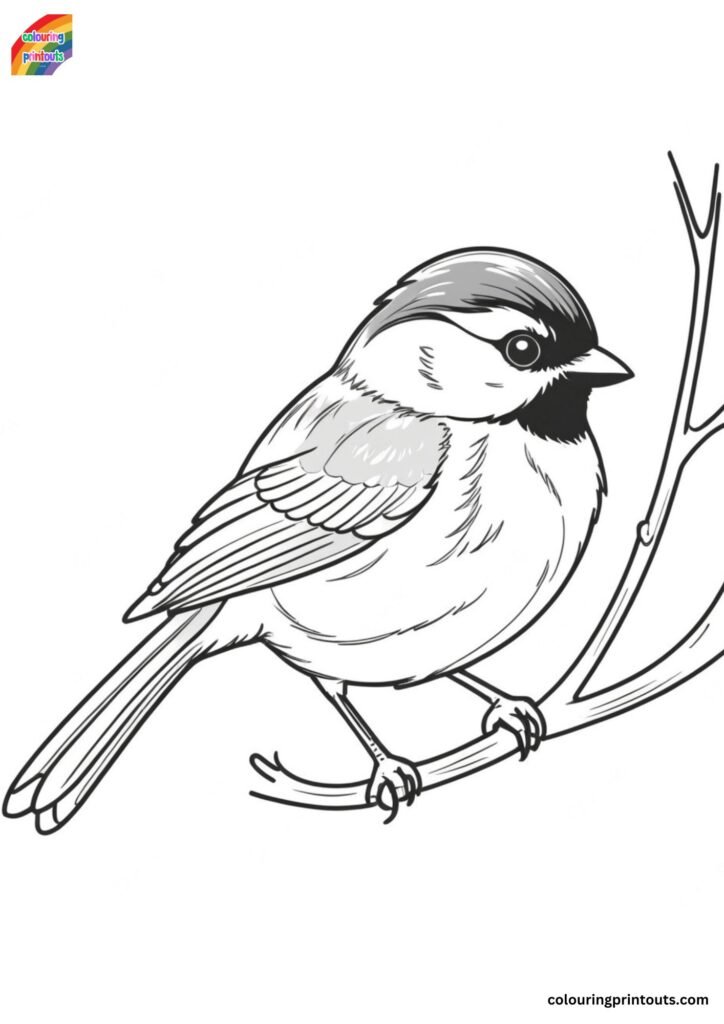 10+ Chickadee Coloring Pages