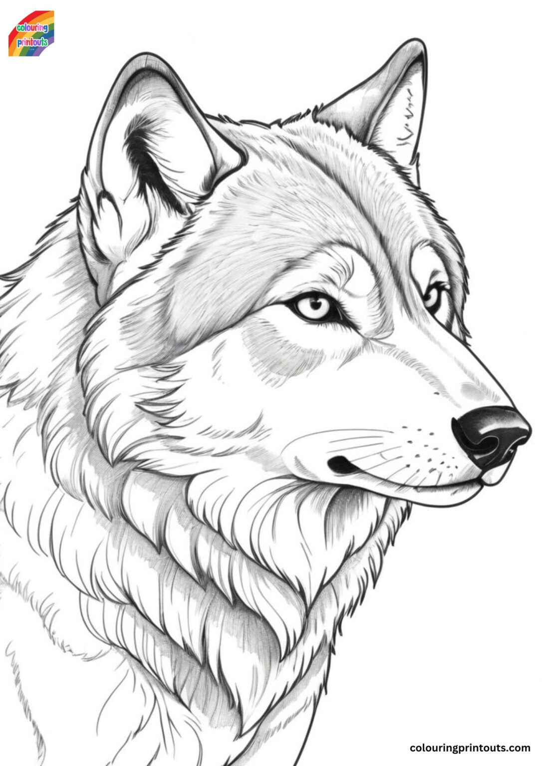 Free Printable Coloring Pages Of Wolves