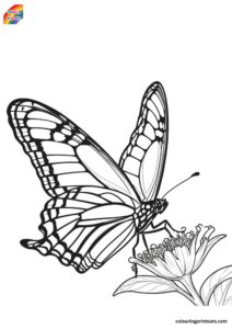 Monarch Butterfly Coloring Pages Printable