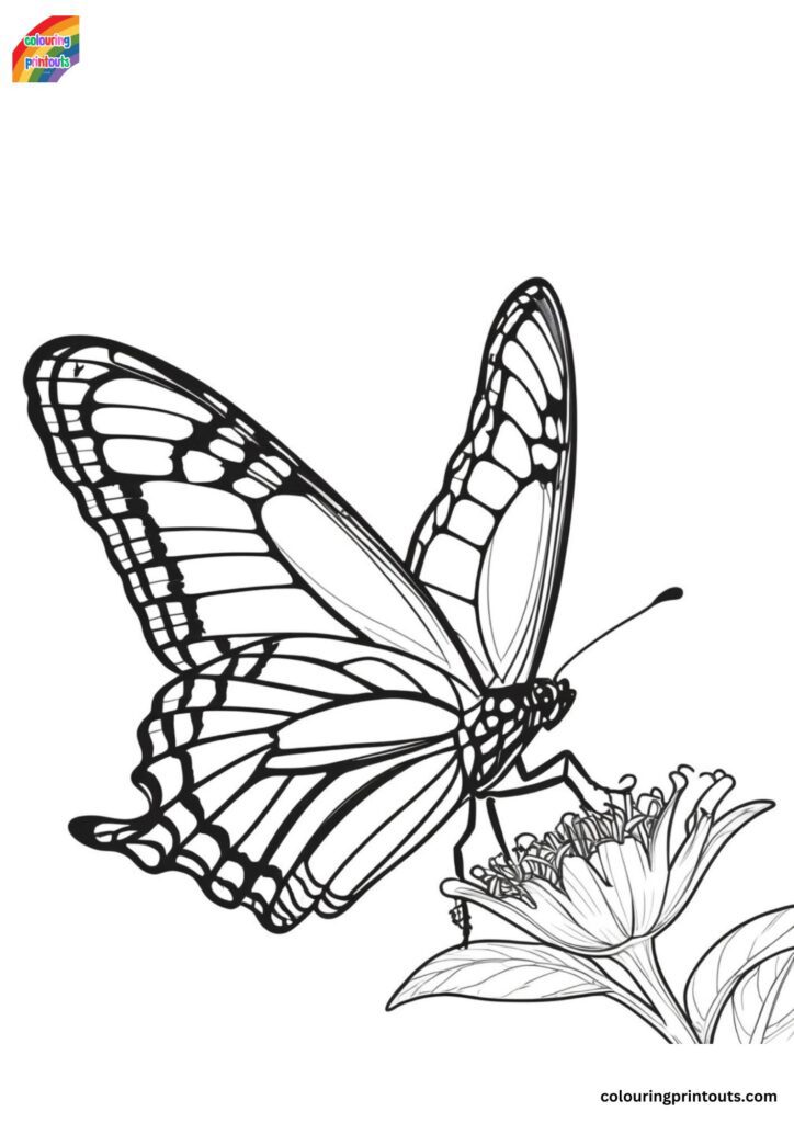 Monarch Butterfly Coloring Pages Printable