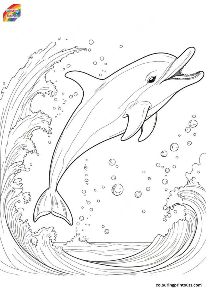 10+ Dolphin Coloring Pages Free Printable (Free Printables)