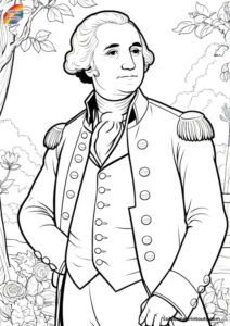 10+ George Washington Coloring Pages