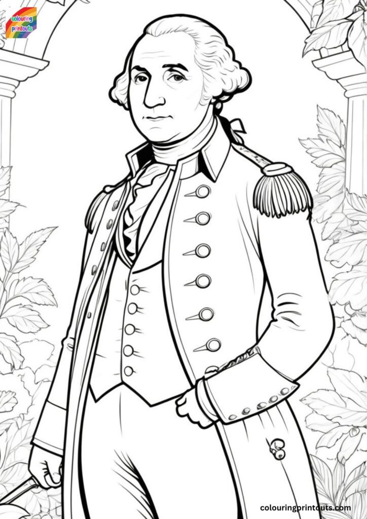 10+ George Washington Coloring Pages