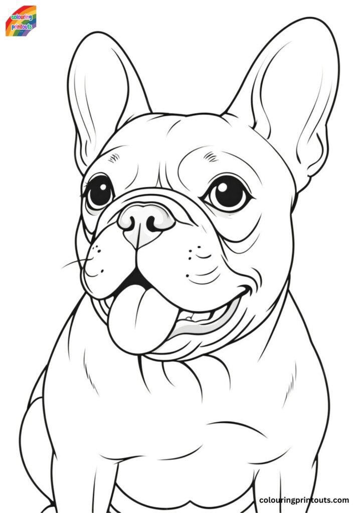 French Bulldog Coloring Sheets (Free Download)