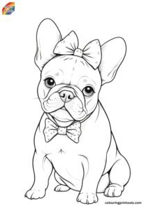 French Bulldog Coloring Sheets (Free Download)