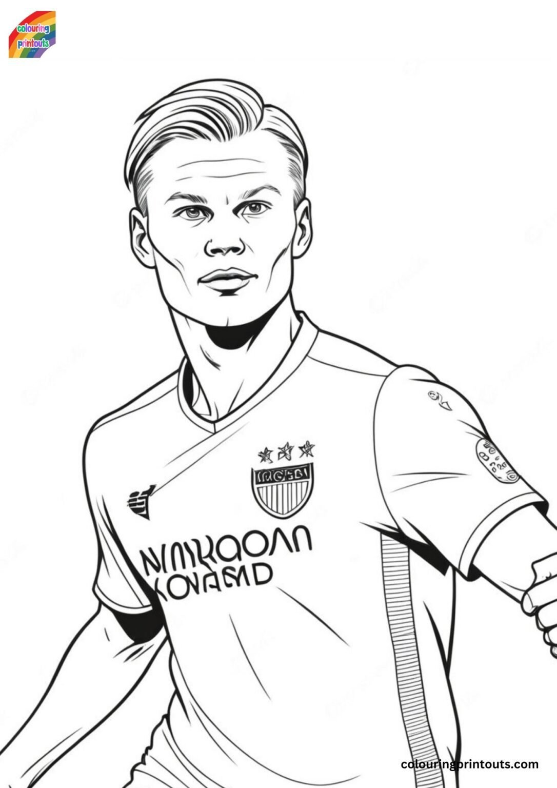 Haaland Coloring Pages