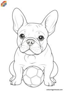French Bulldog Coloring Sheets (Free Download)