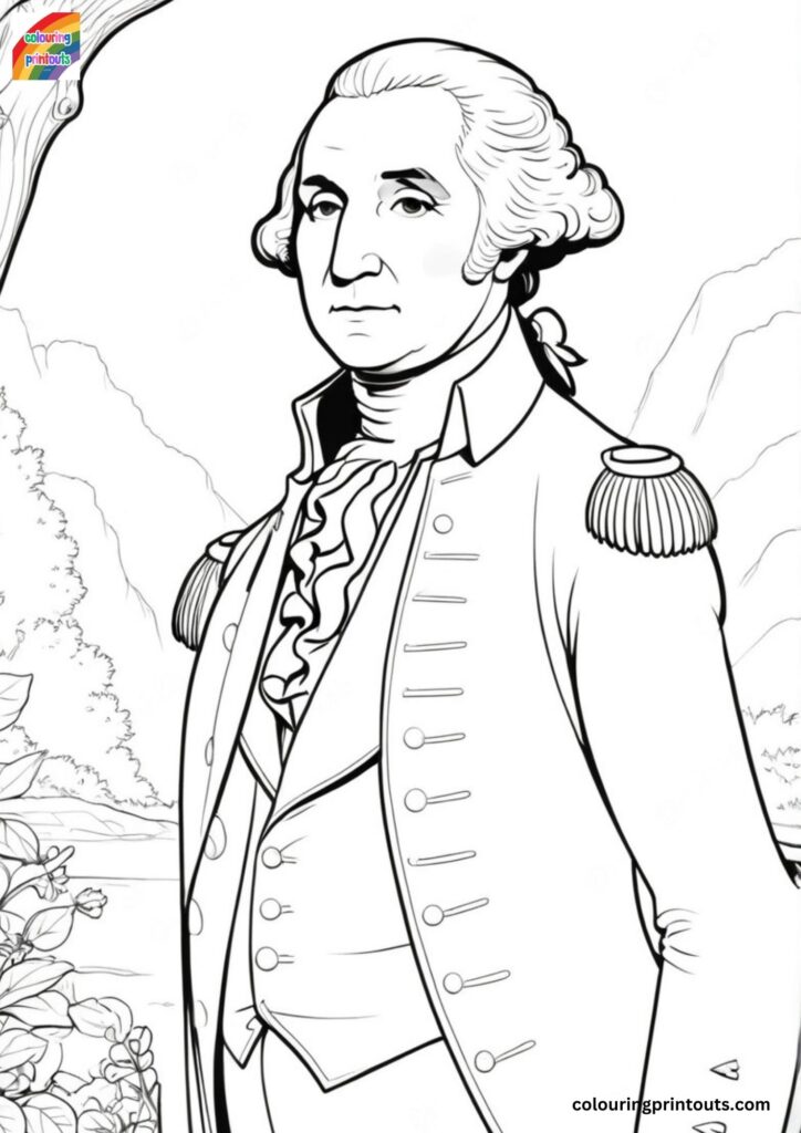 10+ George Washington Coloring Pages