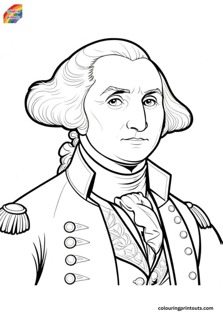 10+ George Washington Coloring Pages