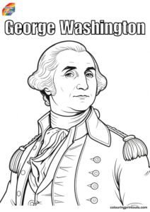 10+ George Washington Coloring Pages