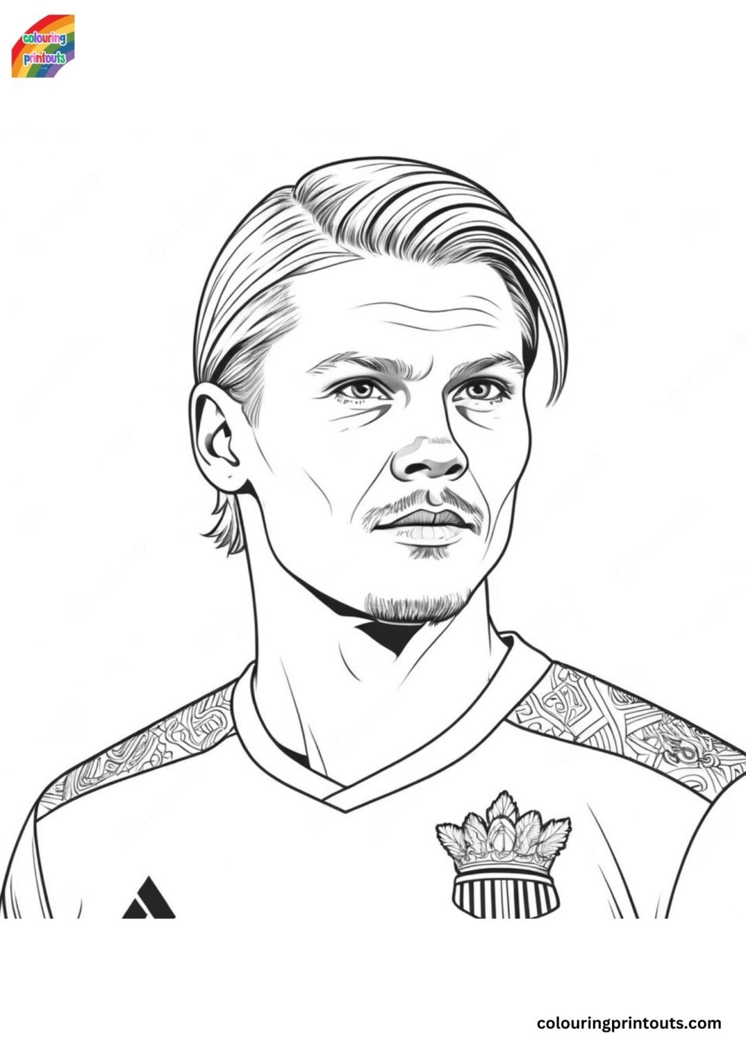 Haaland Coloring Pages
