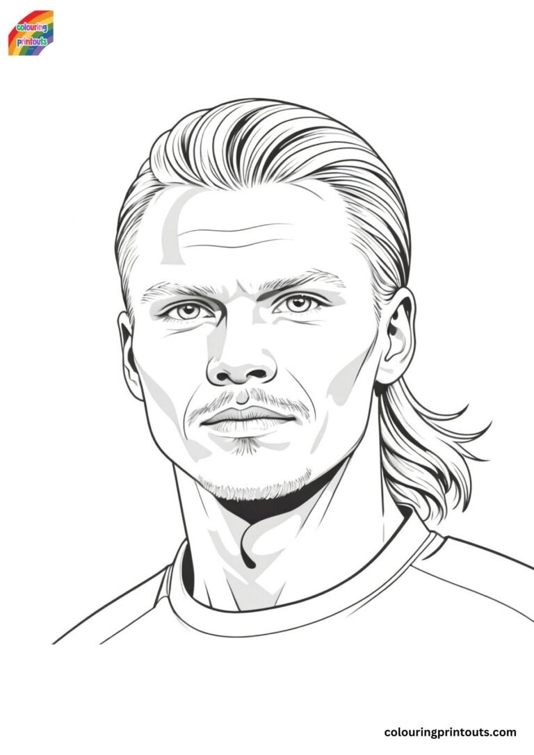 Haaland Coloring Pages