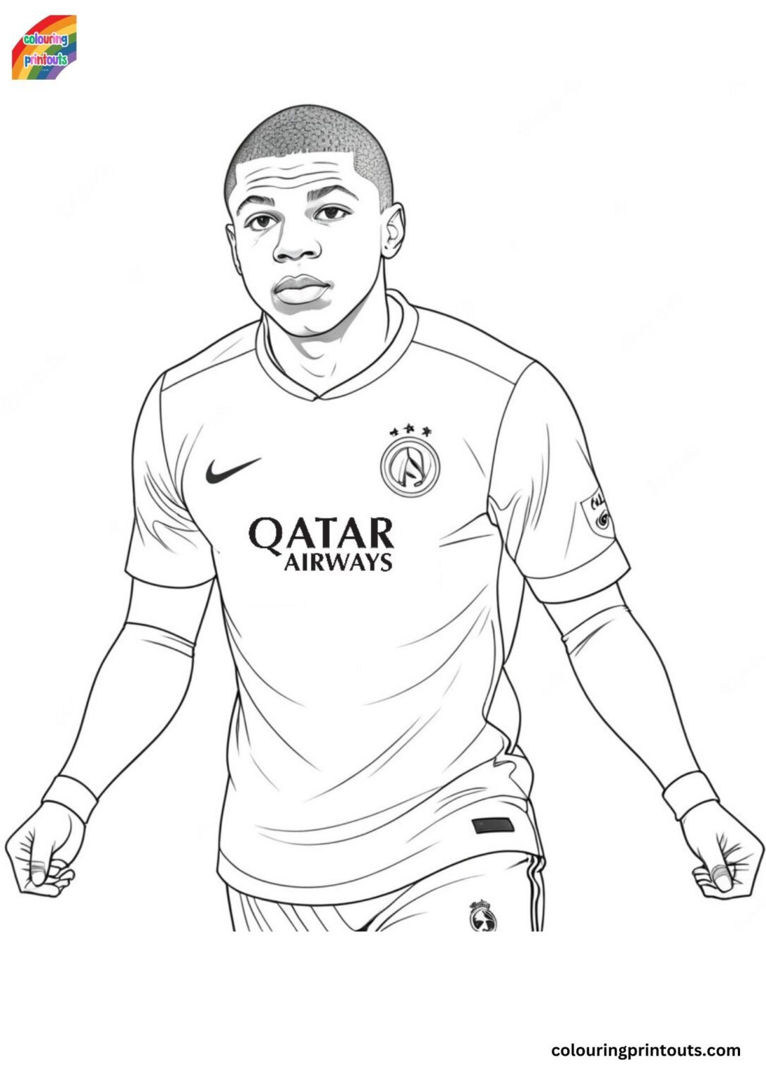 10+ Mbappe Coloring Pages (FREE DOWNLOAD)