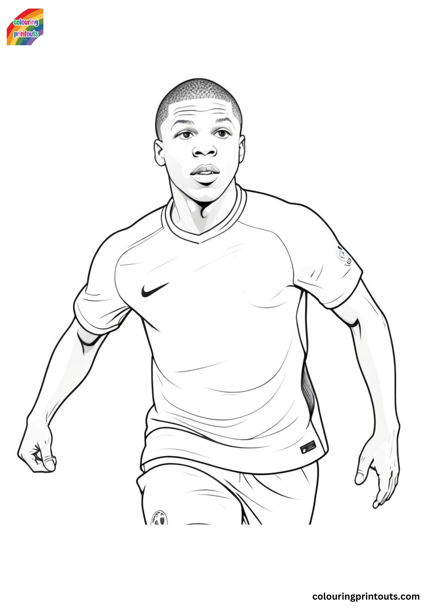 Mbappe World Cup Coloring Pages Mbappe World Cup Coloring Pages
