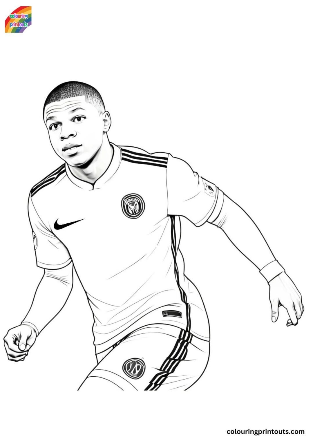 10+ Mbappe Coloring Pages (FREE DOWNLOAD)