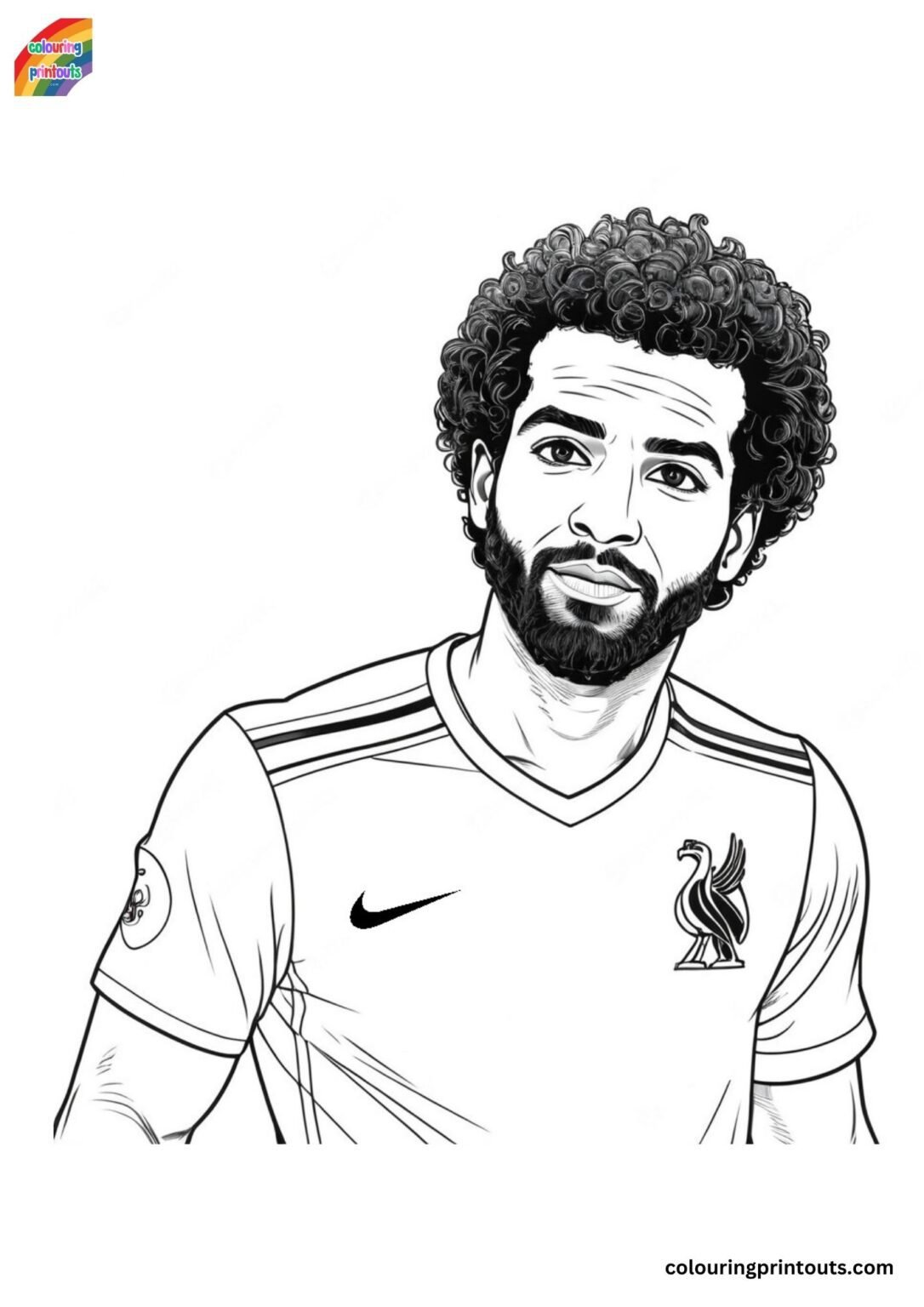 10 + Mo Salah Colouring Pages (Free Download)
