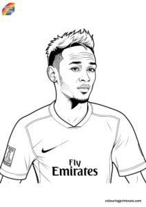 10+ Neymar Colouring Pages (Free Printables)