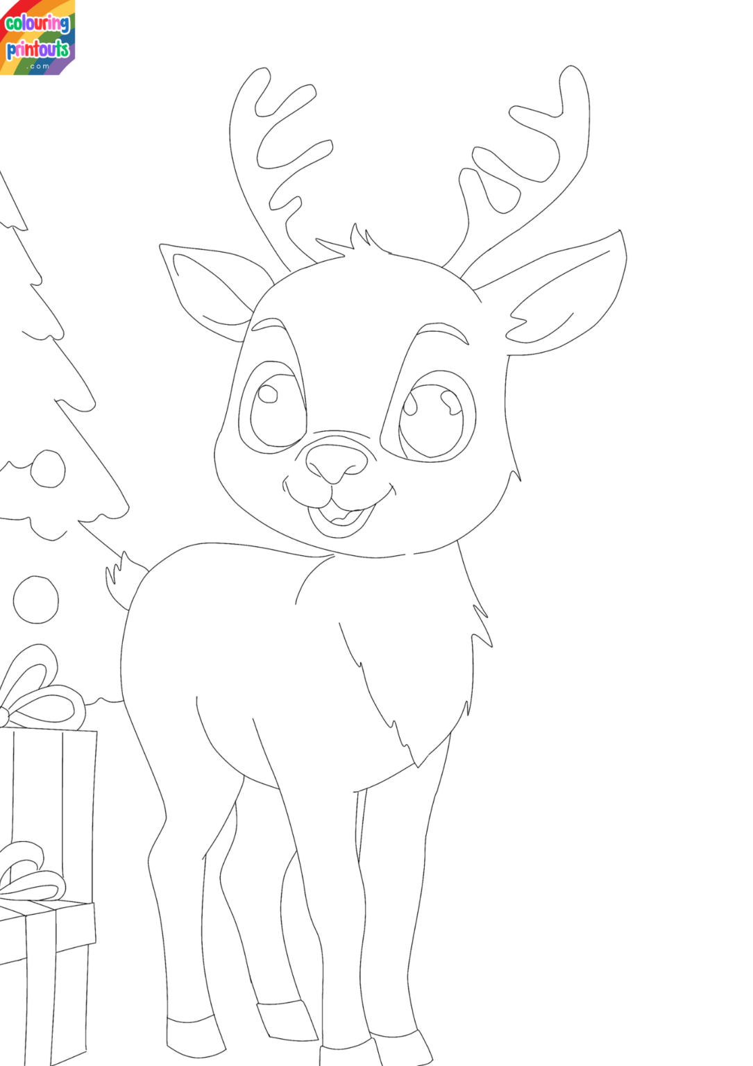 Rudolph Red Nosed Reindeer Coloring Pages (Free PDF Printables)