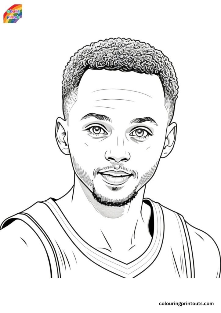 10+ Steph Curry coloring pages