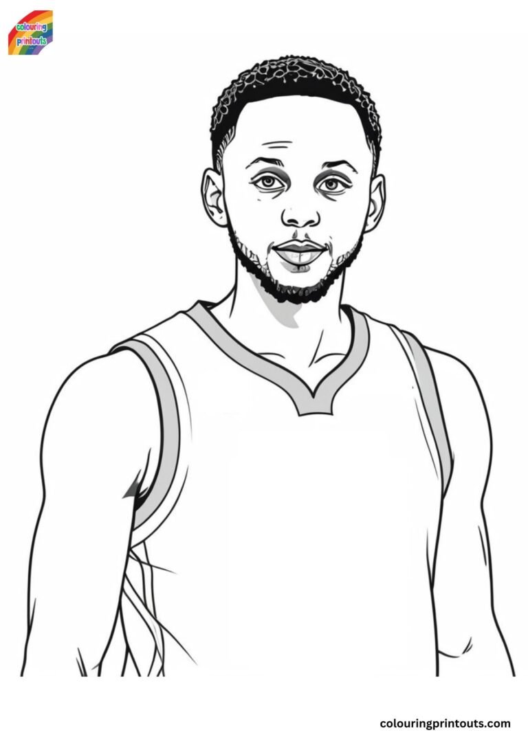 10+ Steph Curry coloring pages