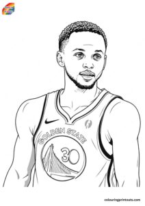 10+ Steph Curry coloring pages