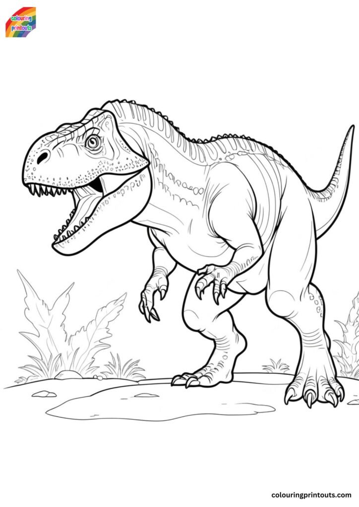 10+ Giganotosaurus Coloring Page