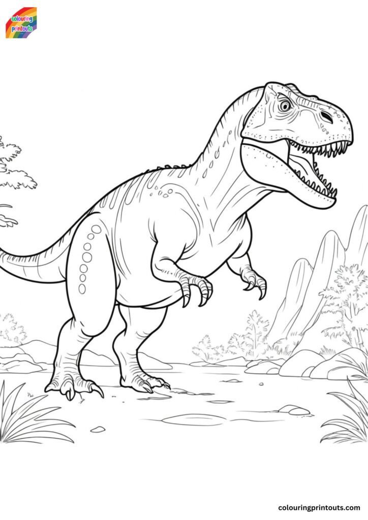 10+ Giganotosaurus Coloring Page