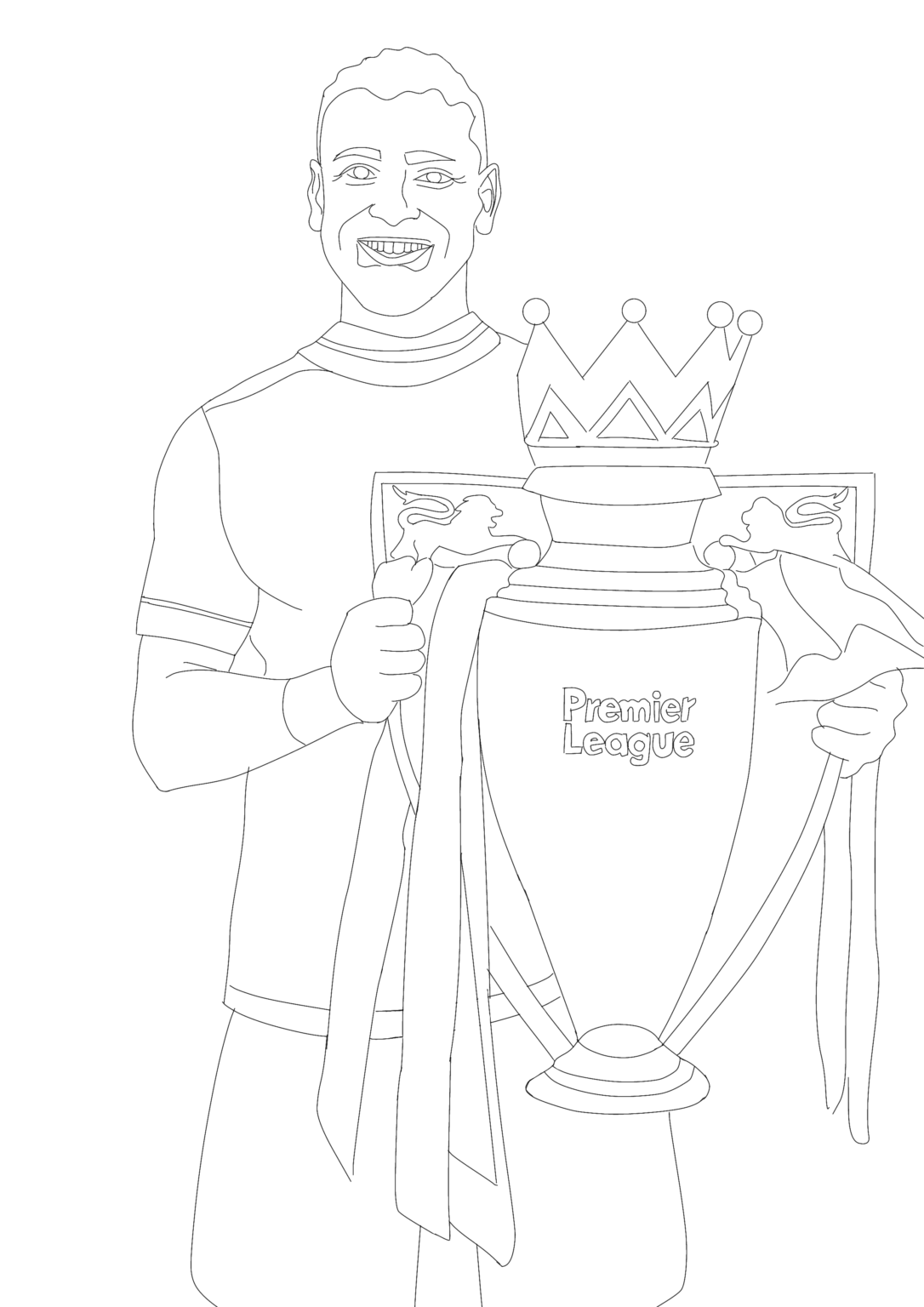 10 + Mo Salah Colouring Pages (Free Download)