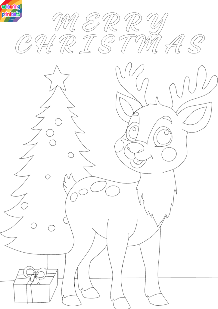 Rudolph Red Nosed Reindeer Coloring Pages (Free PDF Printables)