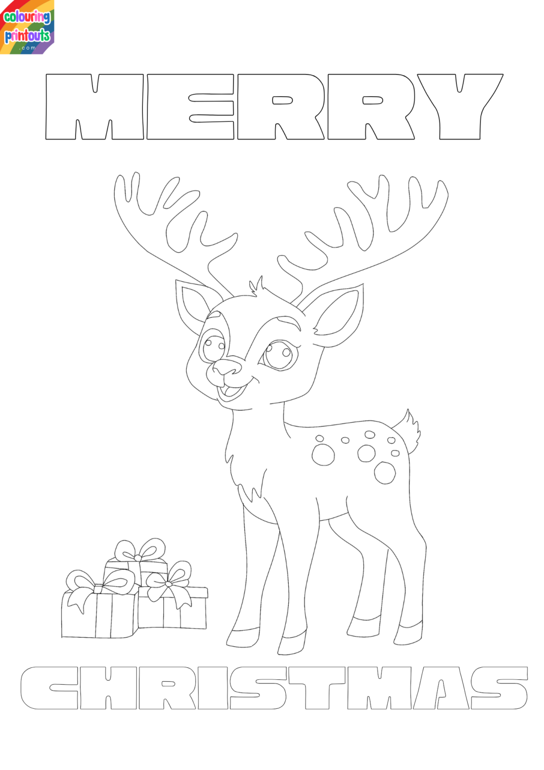 Rudolph Red Nosed Reindeer Coloring Pages (Free PDF Printables)