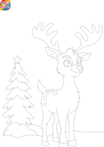Rudolph Red Nosed Reindeer Coloring Pages (Free PDF Printables)