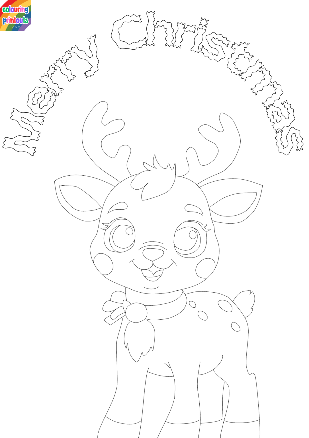 Rudolph Red Nosed Reindeer Coloring Pages (Free PDF Printables)