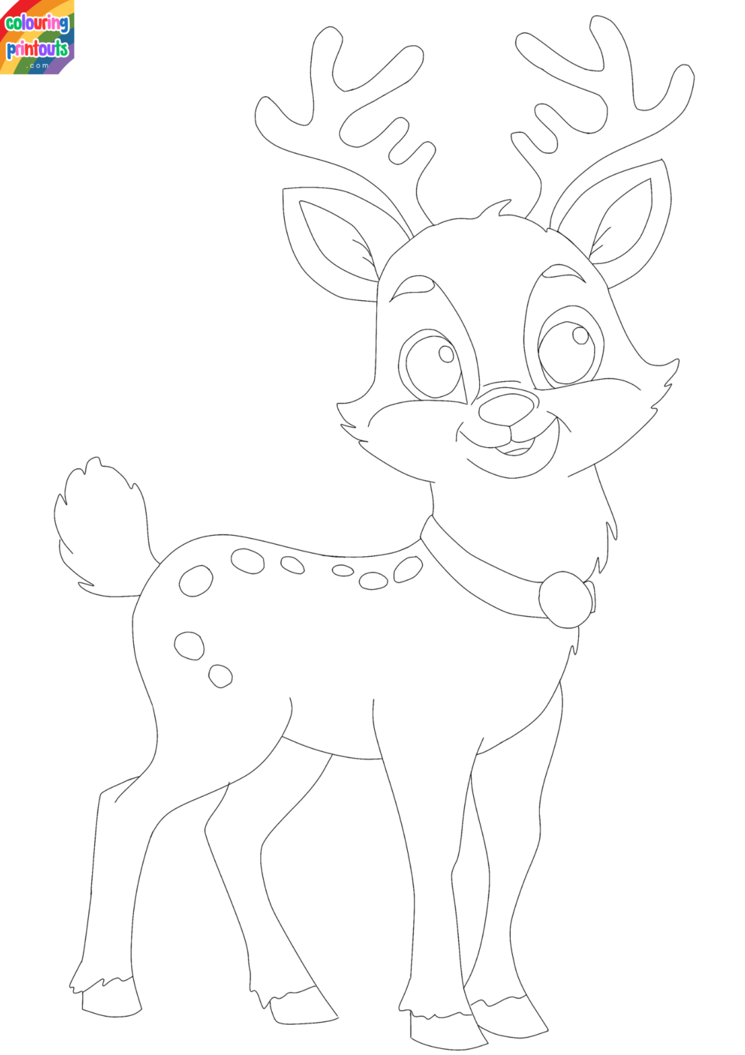 Rudolph Red Nosed Reindeer Coloring Pages (Free PDF Printables)