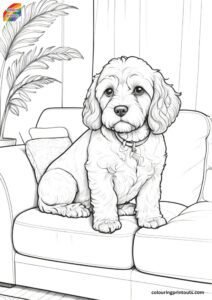 Cockapoo Colouring Pages (Free Download)