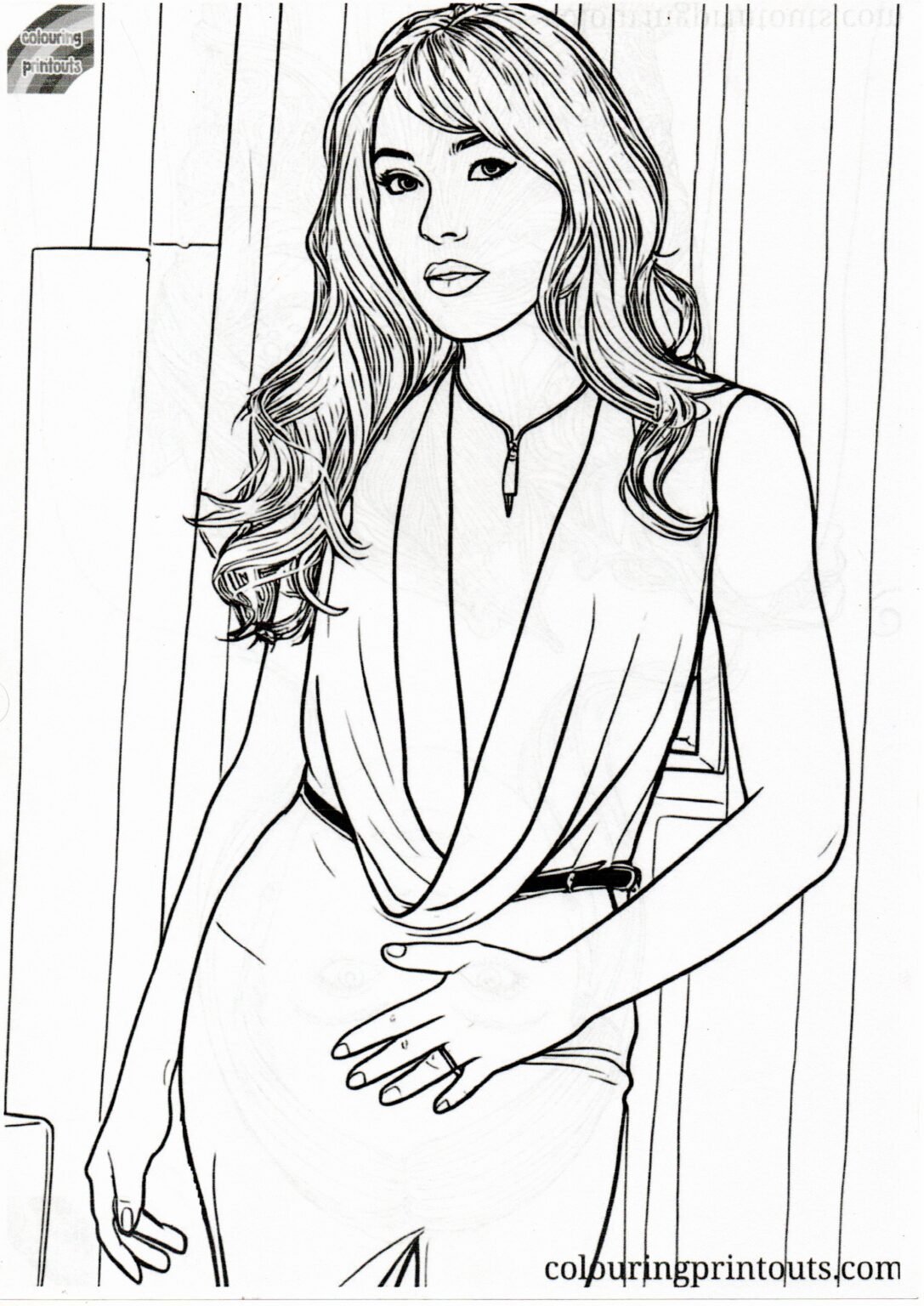 Sabrina Carpenter Coloring Pages – Colouring Printouts