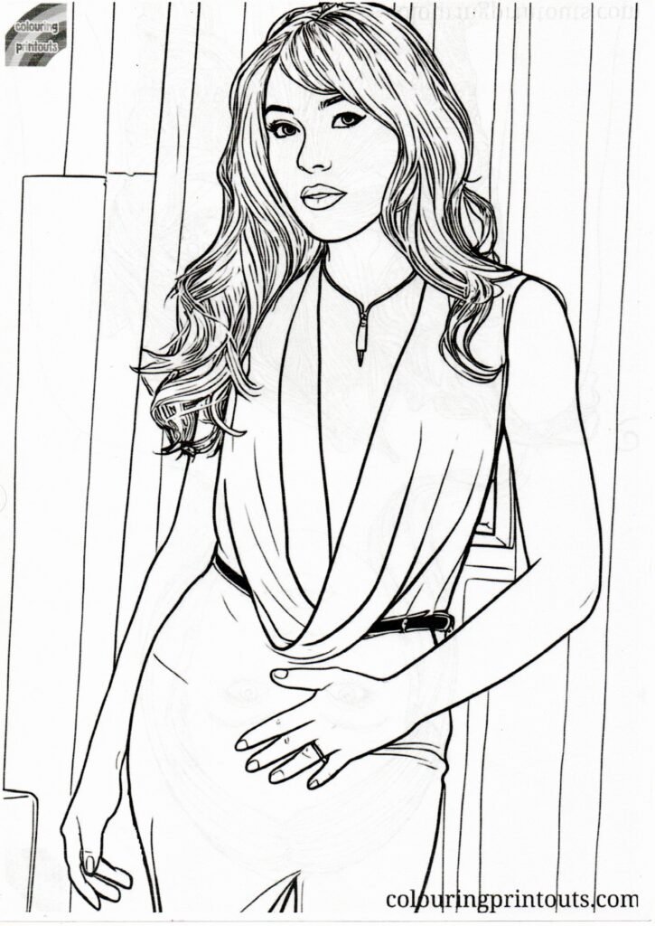 Sabrina Carpenter Coloring Pages – Colouring Printouts