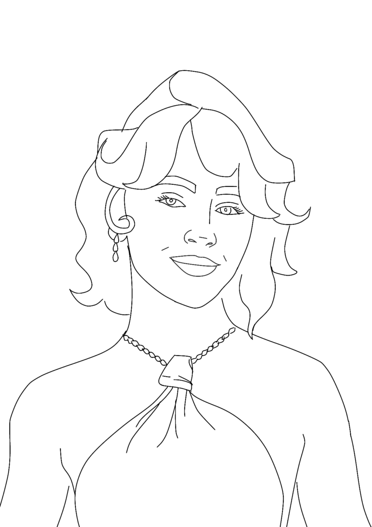 Sabrina Carpenter Coloring Pages (Free Printables)