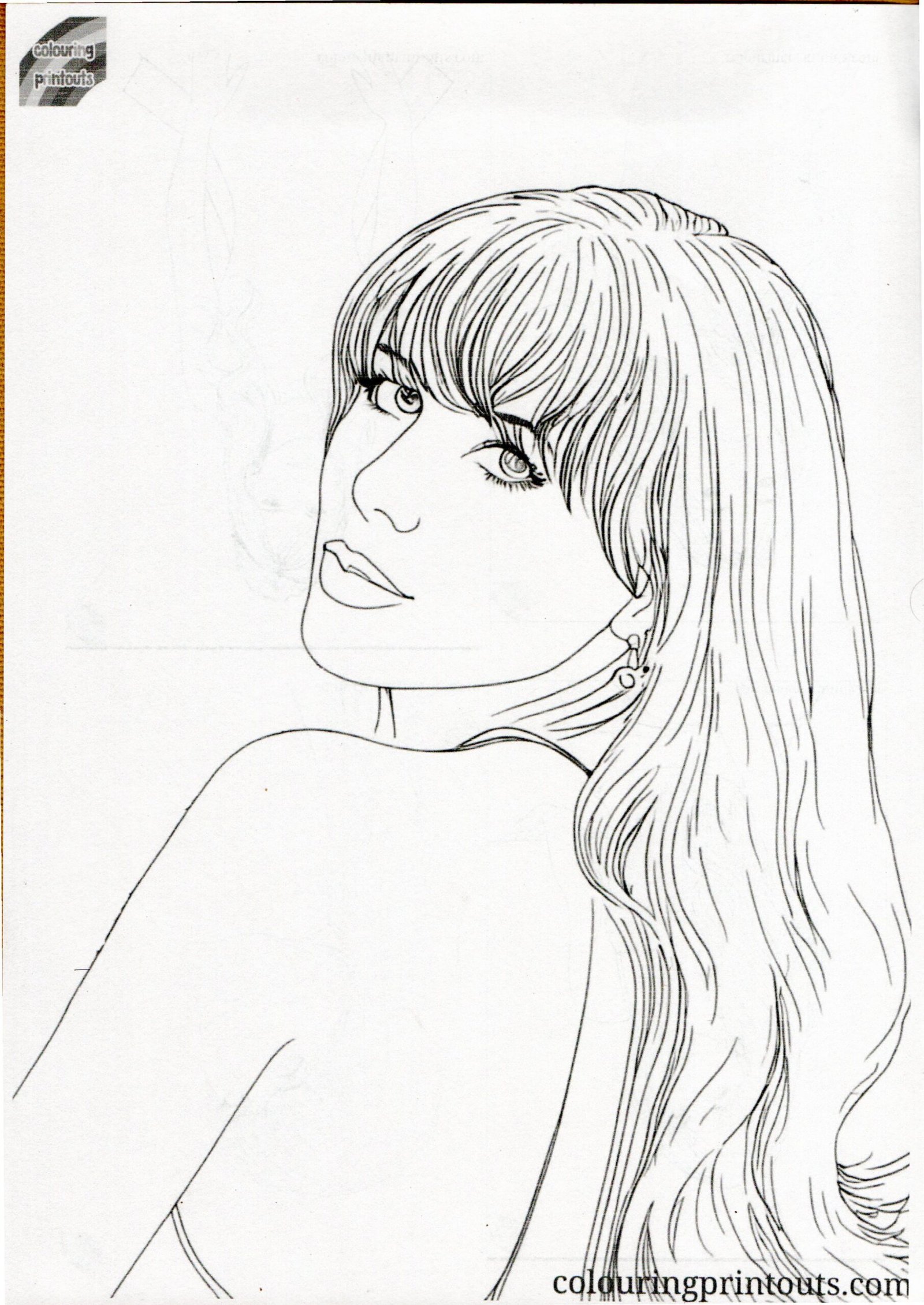 Sabrina Carpenter Coloring Pages – Colouring Printouts