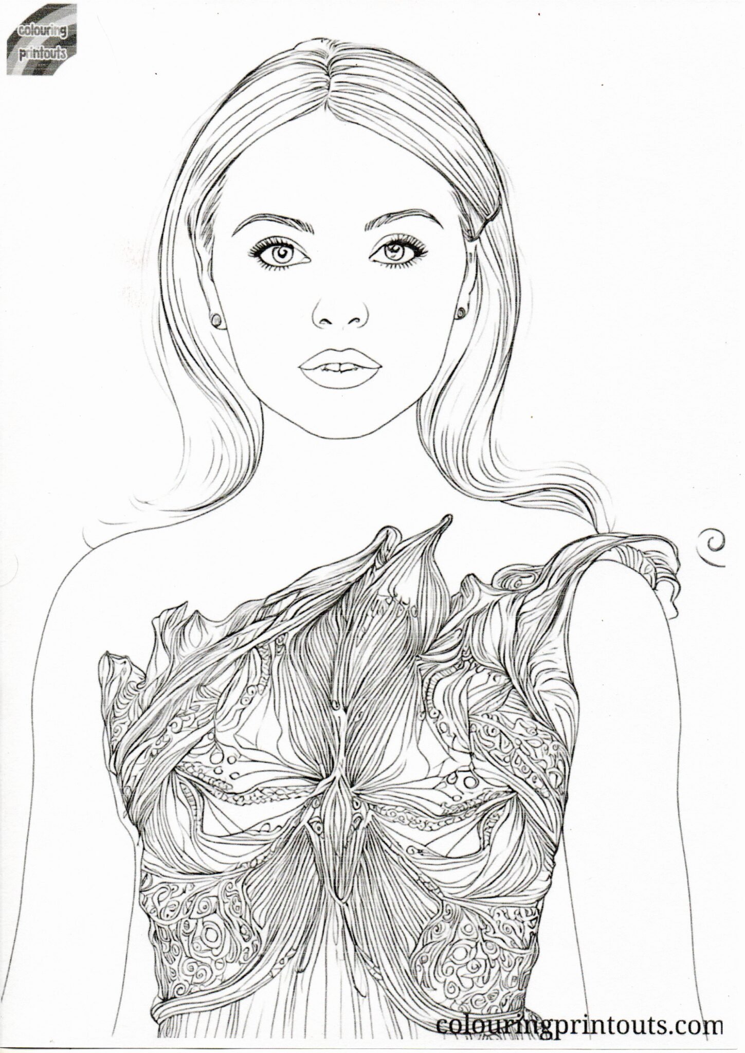 Sabrina Carpenter Coloring Pages – Colouring Printouts