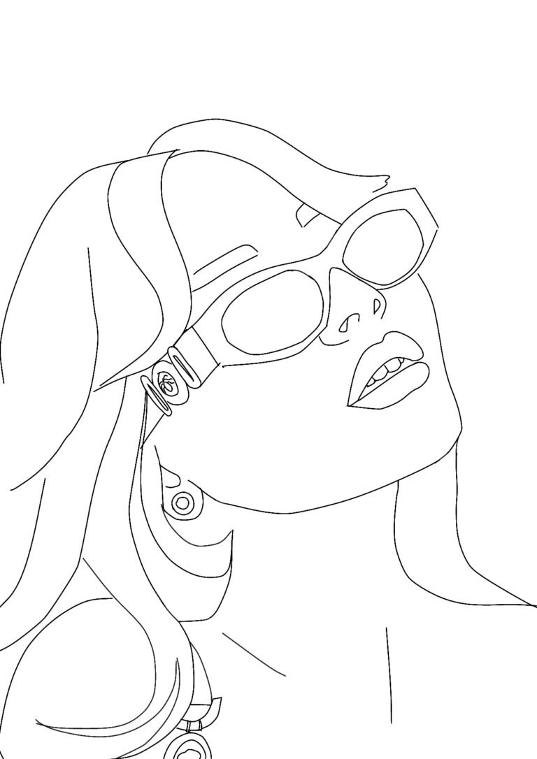 Sabrina Carpenter Coloring Pages (Free Printables)