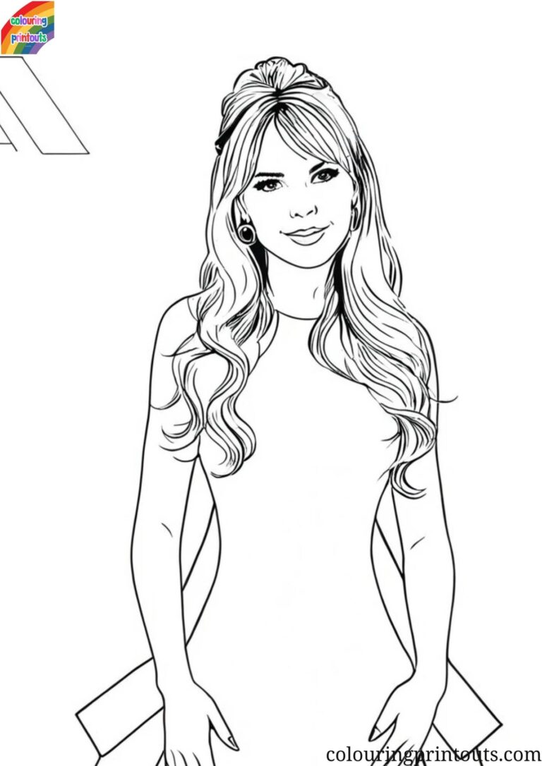 Sabrina Carpenter Coloring Pages (Free Printables)