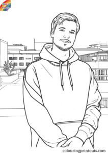 MrBeast Coloring Pages [Free PDF Printables]