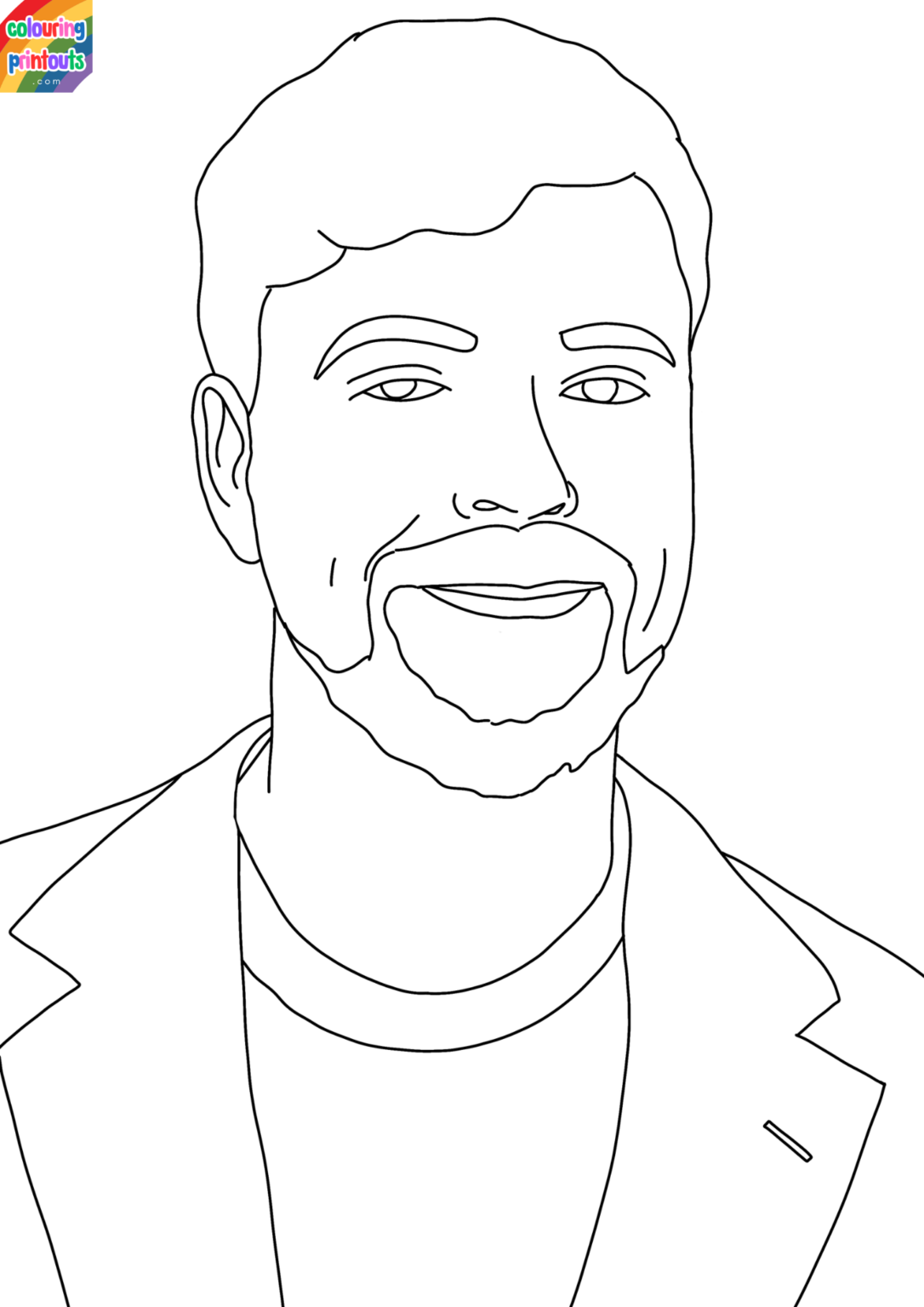 MrBeast Coloring Pages [Free PDF Printables]