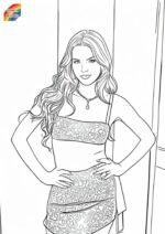 Olivia Rodrigo Coloring Pages (Free Printables)