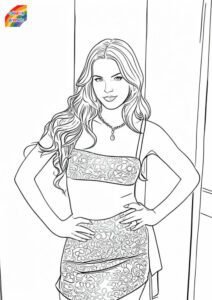 Olivia Rodrigo Coloring Pages (Free Printables)