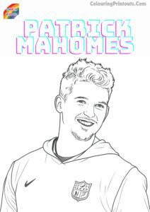 10+ Patrick Mahomes Coloring Pages (Free Printables)