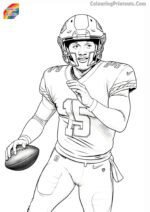 10+ Patrick Mahomes Coloring Pages (Free Printables)